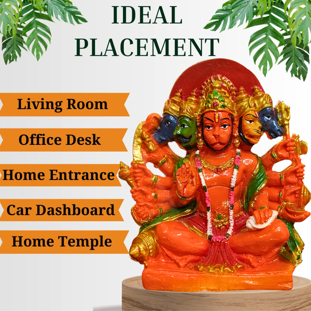 Homily Panchmukhi Hanuman Ji Murti – Homily Decor